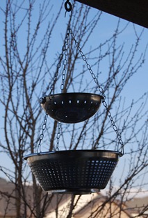 Strainer Hanging Planter - Crap I've Made